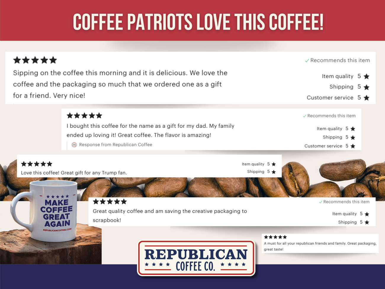 Republican Coffee ~ Donald Trump Roast
